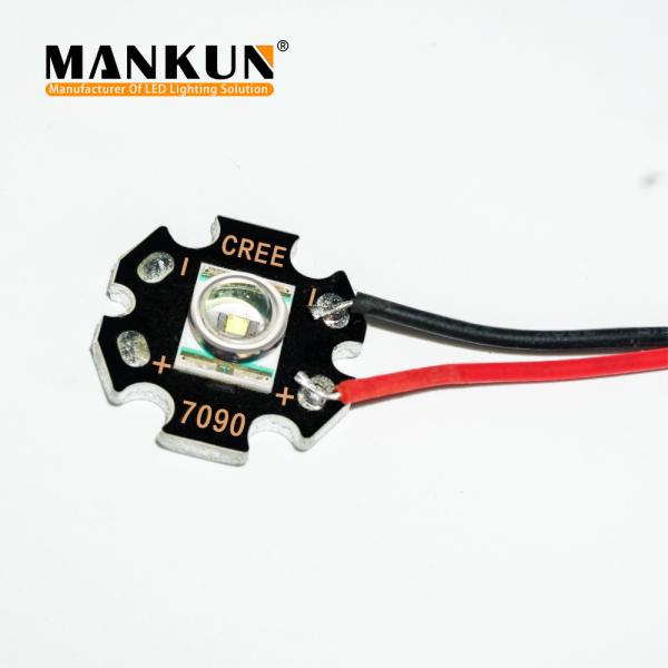 Quality 20mm Star SMD 7090 PCB LED Module Black Solder Mask ROHS UL for sale