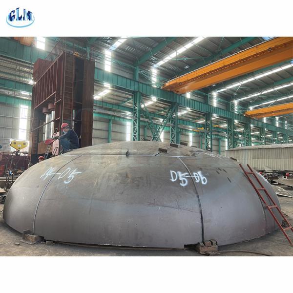 Quality 7000mm Diameter ASME Stamping Segmented Tank Heads For Vessels Or Tanks for sale