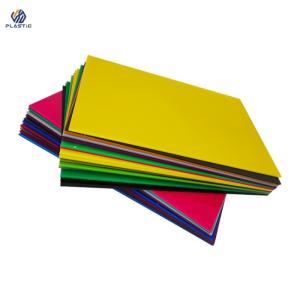 Quality No Fade Coloured Cast Acrylic Sheet High Scratch Resistance 1250x1850mm for sale