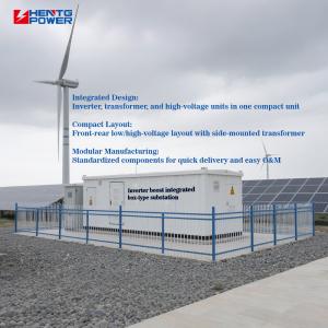 Quality Wind Power Package Substation 35 kV 0.8 kV 4000kVA 3150 kVA Intelligent for sale