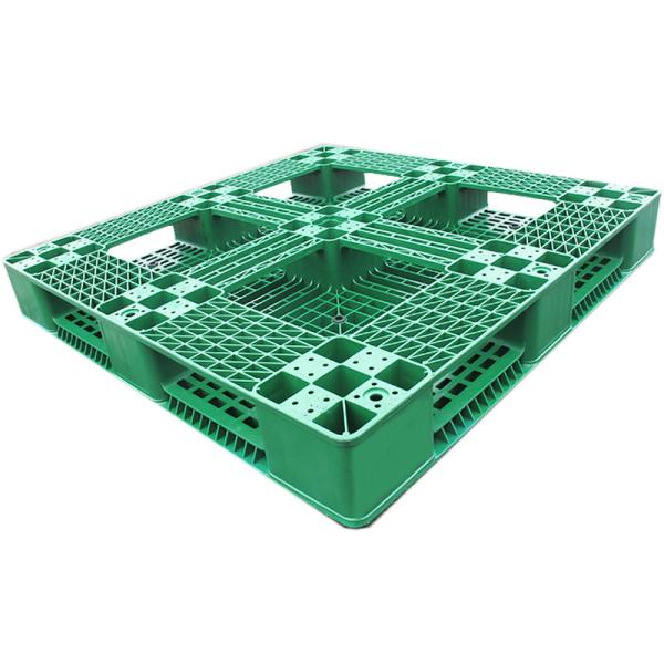 Quality Double Face Green Plastic Pallet Heavy Duty Alkali Resistance for sale
