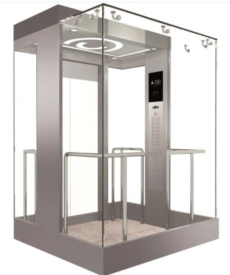 Quality Square Round Glass Elevator Residential for sale