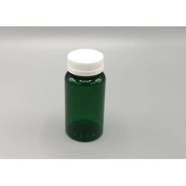 Quality Low Light Transmission Empty Capsule Bottles , Screw Cap Small Medicine Bottle for sale