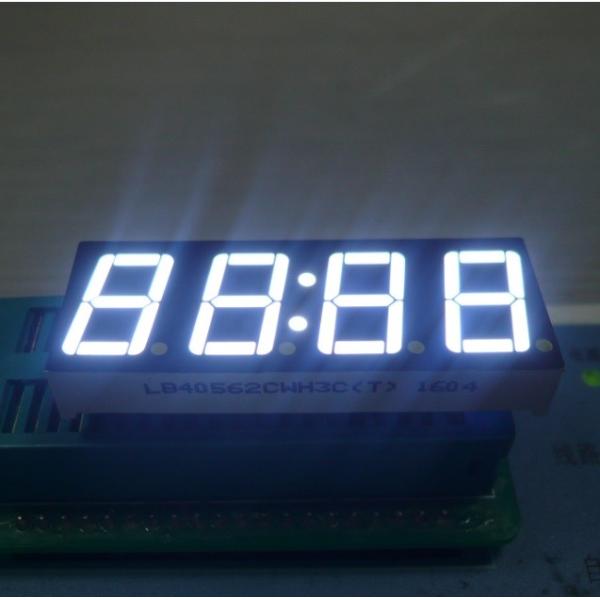 Quality Pure Green 4 Digit 7 Segment Led clock Display 0.56 Inch common anode For for sale