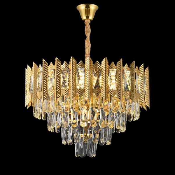 Quality Wholesale Retractable Crystal Chandelier Ceiling Fan With Light And Remote for sale