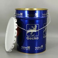 Quality Corrosion Resistant Metal Paint Buckets With Custom CMYK Printing for sale