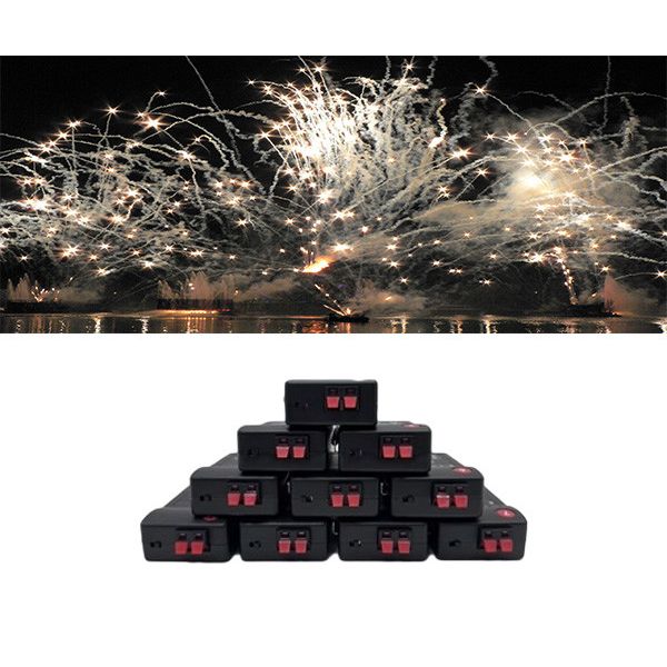 Quality 12 Cues Rechargeable Remote Control Stage Indoor Fountains Firing System for sale