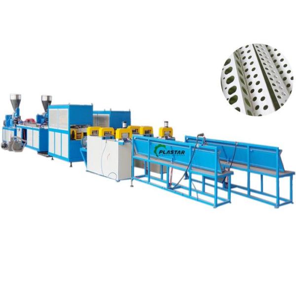 Quality 6 In 1 PVC Profile Extrusion Machine PVC Corner Bead Extrusion Line With Punching Holes for sale
