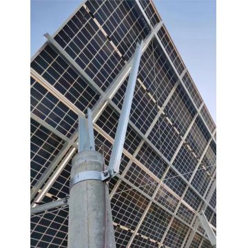 Quality Boyue Carbon Steel Aluminum Alloy Single Column Piling Ground Mounting System for sale