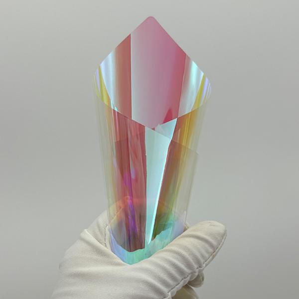 Quality Colorful Red VLT15% Building Window Film Chameleon Decoration Heat Protection for sale