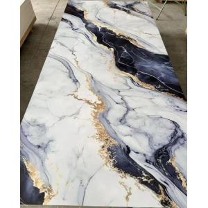 Quality High Glossy Waterproof Uv Coated Marble Wall Panel For Interior Wall for sale