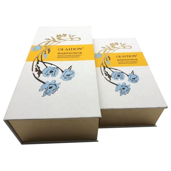 Quality 4C Offset Printing Customized Cosmetic Gift Box With Stamping Logo for sale