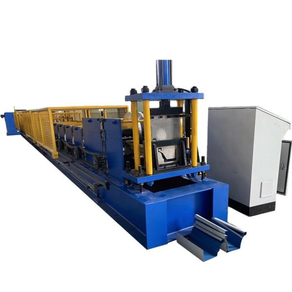 Quality Metal Roofing K PPGI Gutter Roll Forming Machine Low Noise for sale