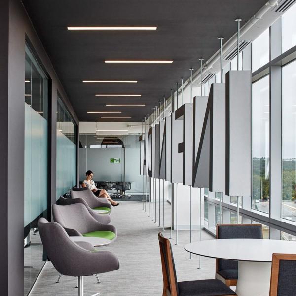 Quality Office Ceiling Baffle Grey Wood Wool Cement Acoustic Panels Soundproofing Board for sale