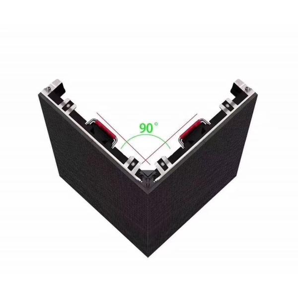 Quality High Brightness 90 Degree Corner Outdoor Advertising LED Display With 10000hours Life Span for sale