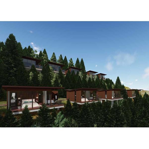 Quality Figured Prefabricated House Shanghai With Prefab Wooden House for sale