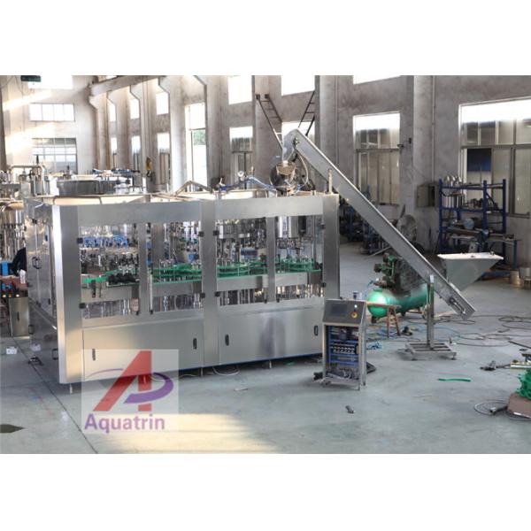 Quality Automatic Capping 100KVA Glass Bottle Filling Machine For Liquid Drinks for sale