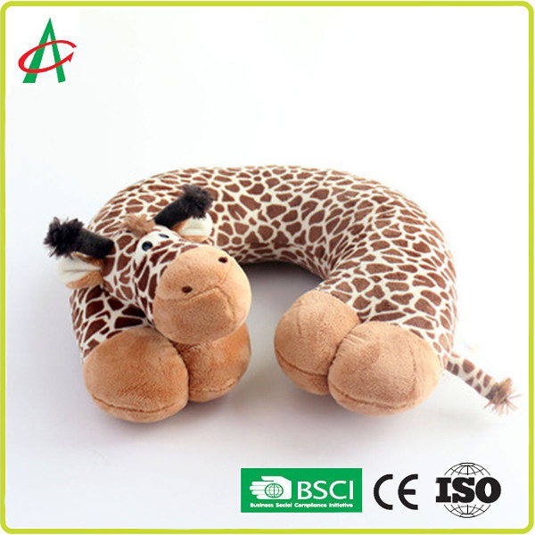Quality Angelber 30cm U Shape Neck Pillow Giraffe Cute Cartoon for travel for sale