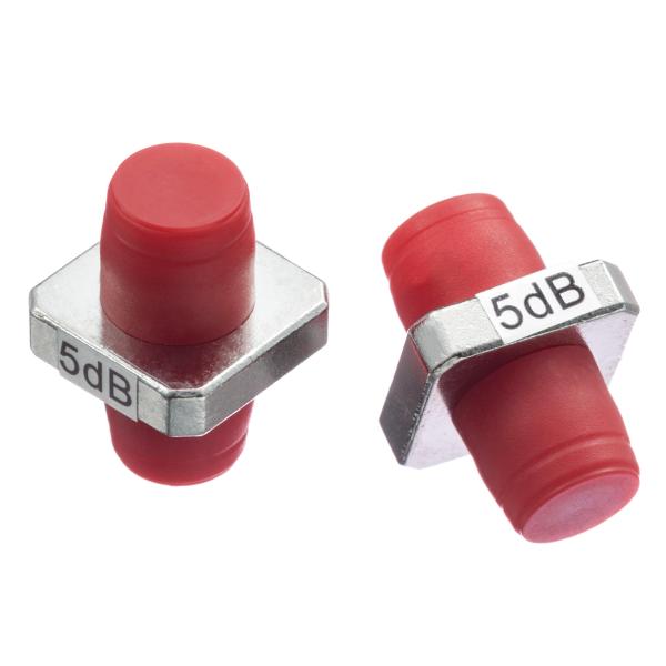Quality 1640nm FC Fixed Fiber Optic Attenuator Female Type Metal 0-30dB for sale