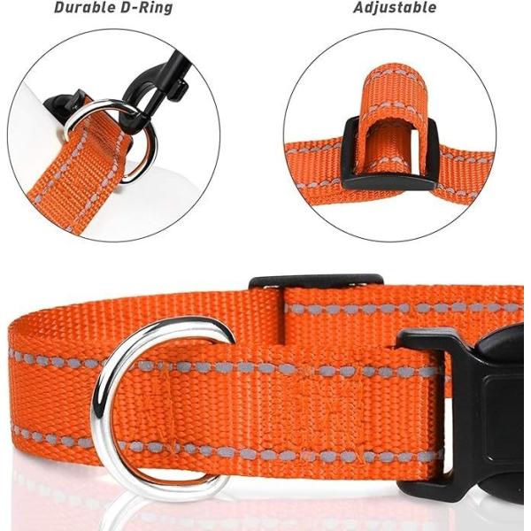 Quality Adjustable Waterproof Flashing Light Up Dog Collar for Nighttime Walking for sale