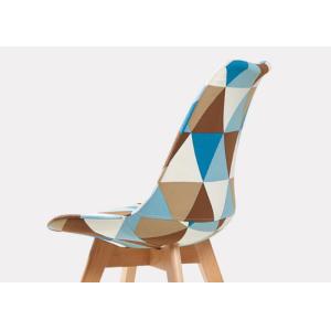 Quality Anti Erosion Patchwork Dining Chair With Soft Fabric Cover for sale