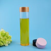 Quality 350ml 500ml PET 47mm Slim Cylinder Juice Jar Plastic for sale