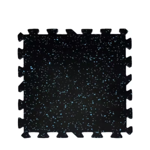 Quality High Density Shock Absorbent Impact-Resistant Interlocking Rubber Mat For Gym for sale