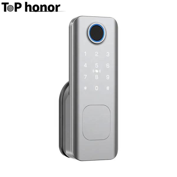Quality Apartment Smart TTLock Privacy Lock Fingerprint Code Card EKey Access Deadbolt for sale
