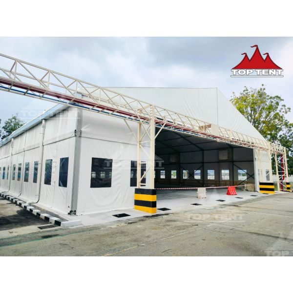 Quality High Capacity Clearspan Outdoor Storage Tent Large Temporary Warehouse Tent for sale