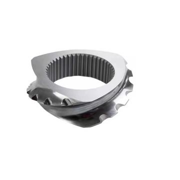 Quality 65mm Cone Double Extruder Twin Screw Element For PVC Extruder Machine for sale