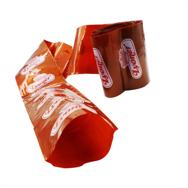 Quality Kingred Different Colours Custom Logo Flexography Printing 5 Layer Sausage for sale