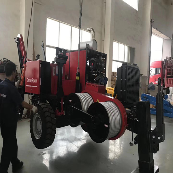 Quality 8 Groove GS90KN 9 Ton Hydraulic Puller Cable Stringing Equipment for sale