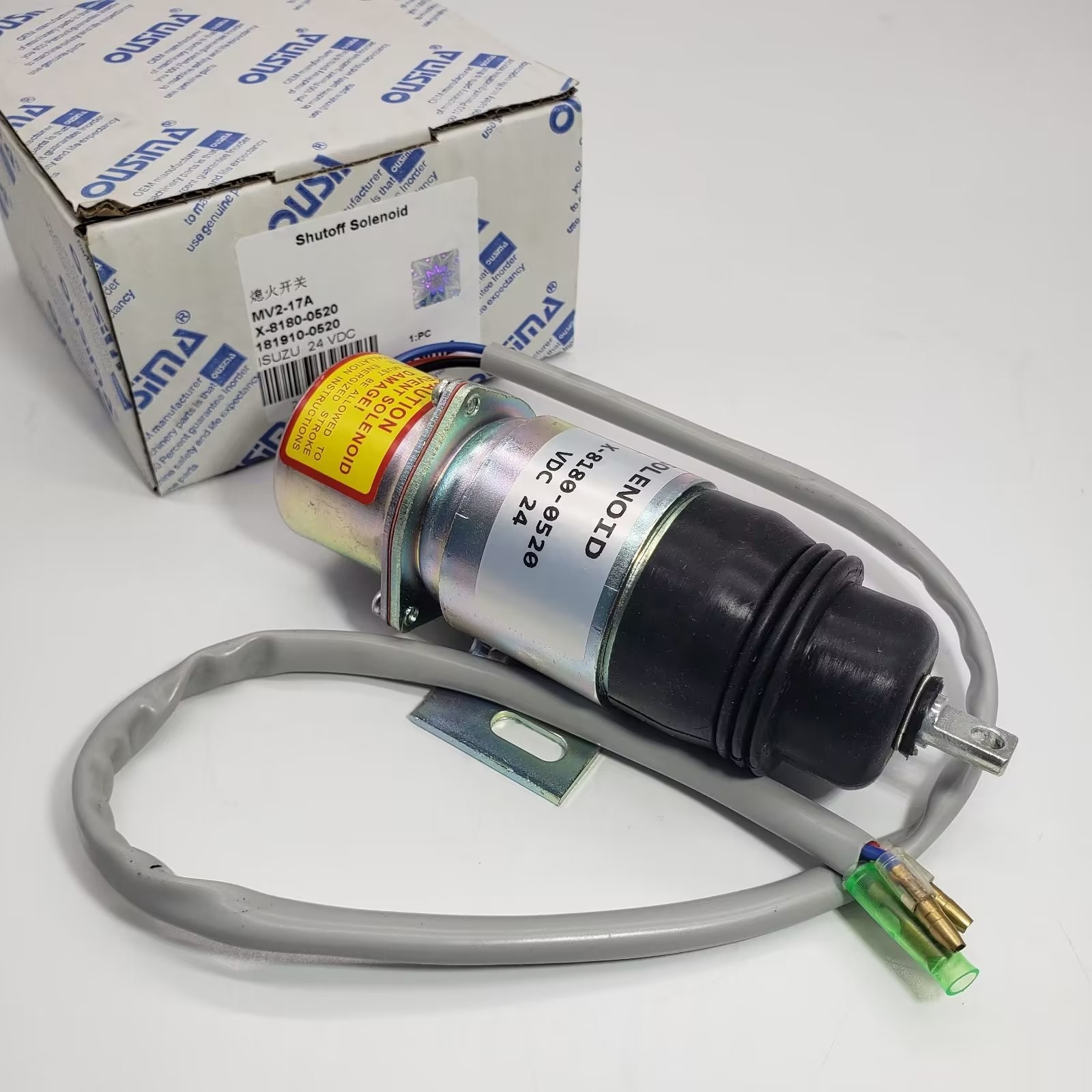 X-8180-0520 MV2-17A 181910-0520 Fuel Shut Off Stop Solenoid 24V For ...