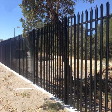 Quality New design cheap price D type w type palisade fence for garden and industry for sale