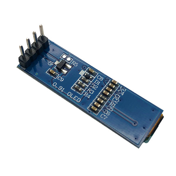 Quality 0.91-Inch OLED Display Module (128x32, White/Blue, I²C, SSD1306) – Ultra-Compact for sale