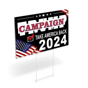 Quality Outdoor Toowin Rectangular Custom Hand Sign Policy Polypropylene 4Mm 18X24 Yard for sale