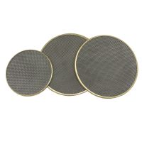 Quality 20 Micron Stainless Steel Wire Mesh Filter Screen Disc for sale