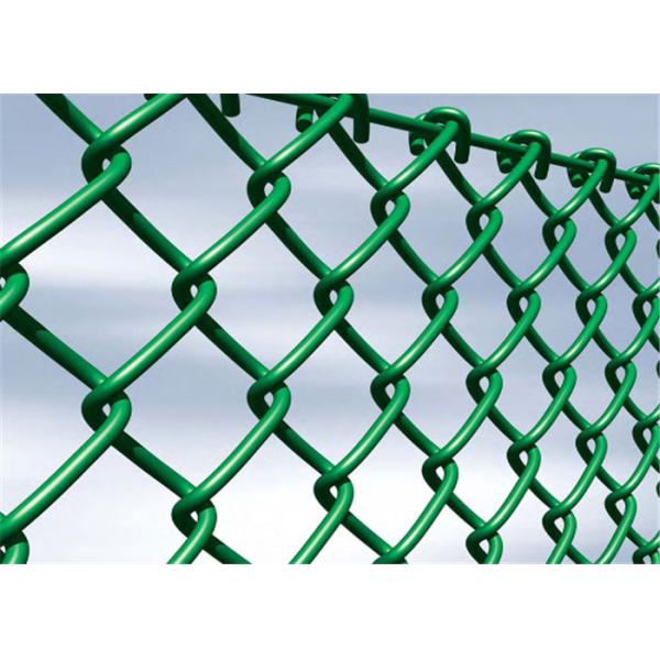 Quality Residential / Commercial Chain Link Mesh Fence Maximum Visibility For Protection for sale