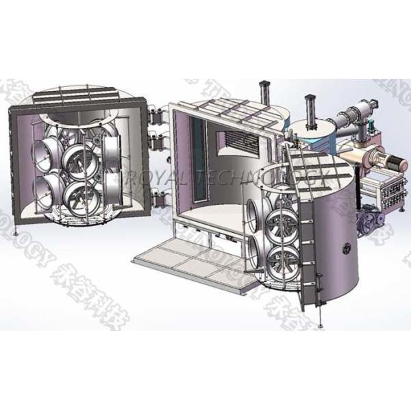 Quality Automotive Wheel PVD Plating Machine ,  Car Rims PVD Chrome Sputtering Vacuum Coating Unit for sale