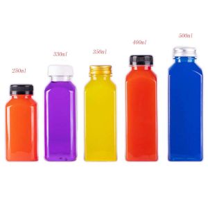 Quality PETG Juice Plastic Beverage Bottles 12 Oz 60cm for sale