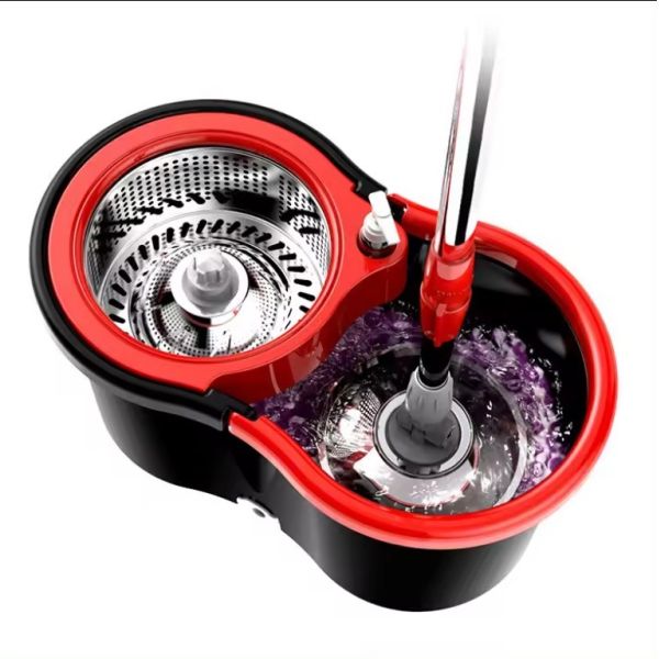 Quality Heavy Duty 360 Spin Magic Mop with Press Detergent Bottle and Microfiber Cloth Cover Type for sale