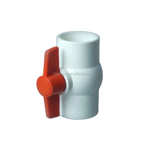 Quality STANDARD Length PVC Octagonal Ball Valve with 1/2 Socket and ANSI Plastic Valves for sale