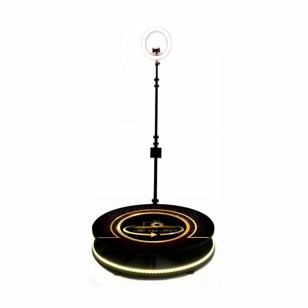Quality Wireless 360 Video Photo Booth Selfie Platform Portable Automatic Rotating for sale