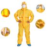 china OEM Type 3 4 Chemical Resistant Disposable Coveralls Water Resistant
