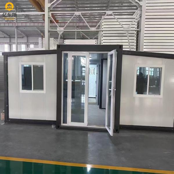 Quality Prefab Steel Frame Expandable Container House with Sandwich Panels for sale