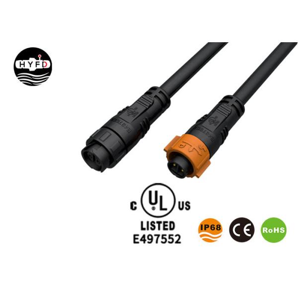 Quality Auto Lock M16 9.0mm Waterproof Quick Connectors With Cable for sale