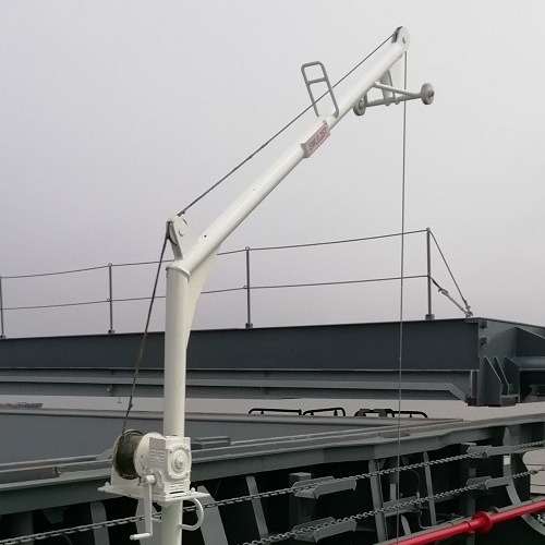 Quality 0.2–0.8T Movable Garbage Davit | Ship Deck Cargo Hold Lifting Equipment for sale