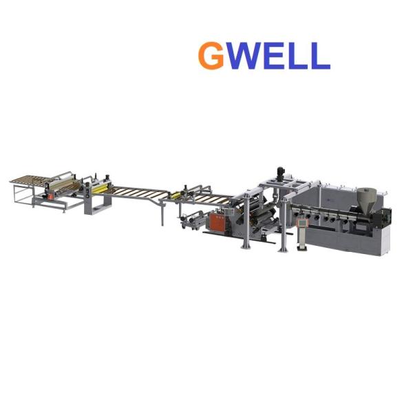 Quality Co-Extrusion Board Extrusion Line With PLC Control System 30 - 120KW Heating for sale