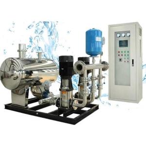 Quality Industrial Constant Pressure Water Supply System With Auto Adjusting Water for sale