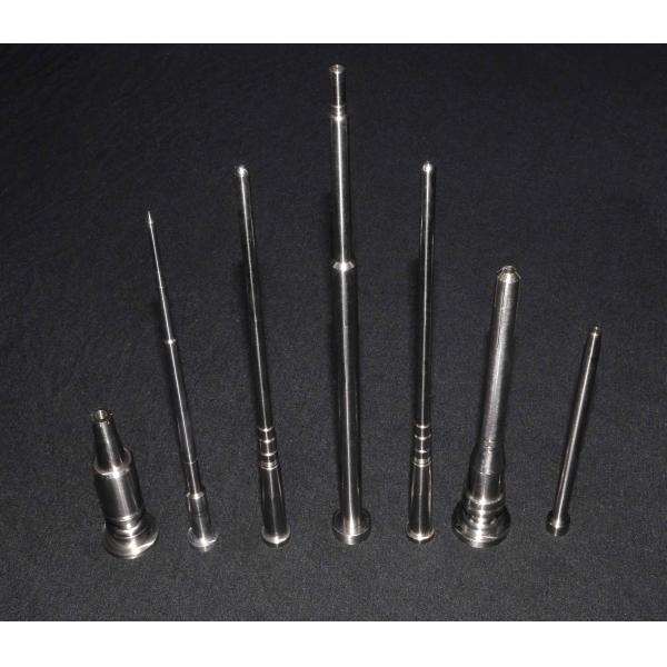 Quality SKD61 / S136 Material Injection Mold Components , Pen Mould Stepped Core Pins for sale